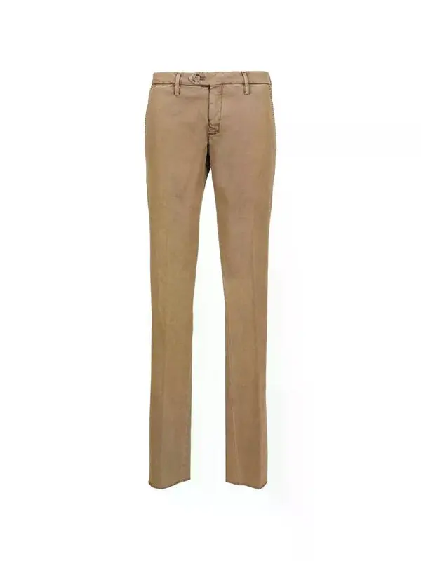 AL DUCA D’AOSTA 1902 Beige Drill Texture Trousers