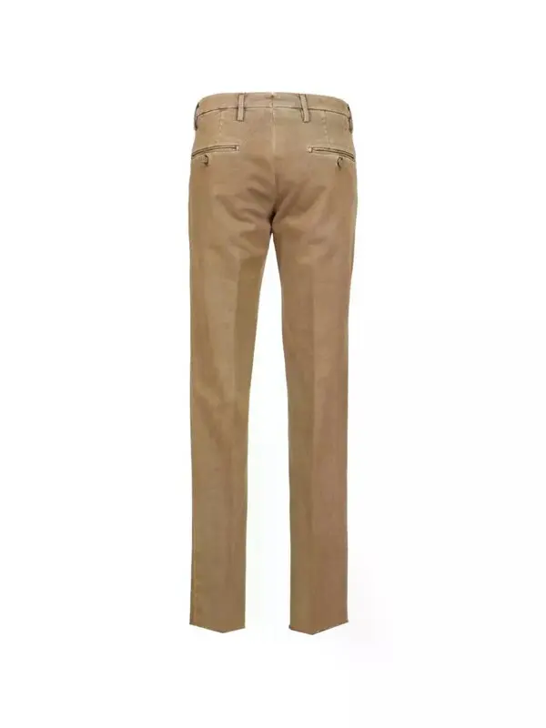AL DUCA D’AOSTA 1902 Beige Drill Texture Trousers