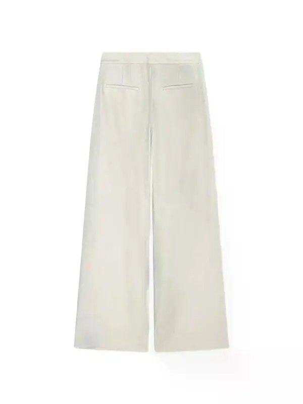 Armani Exchange Wide-leg Twill Trousers