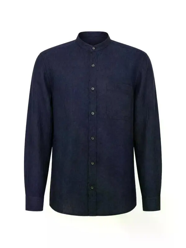 FAY Linen Shirt - Blue