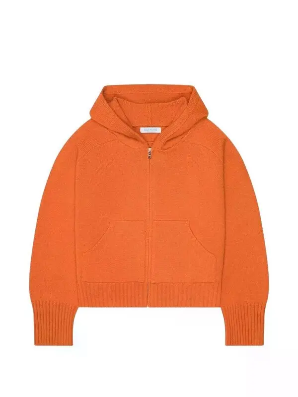Calle Del Mar Hooded Cashmere Cardigan - Orange