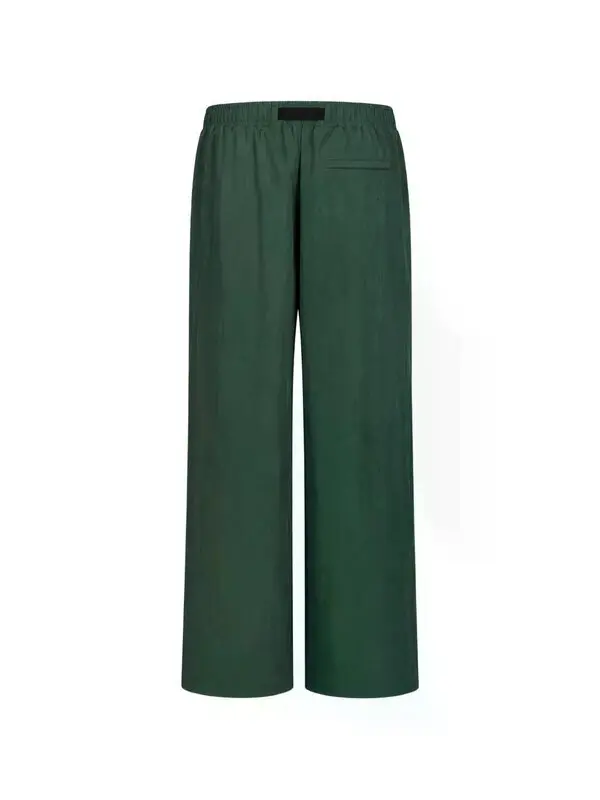 PAURA Belted Elasticated-waist Trousers