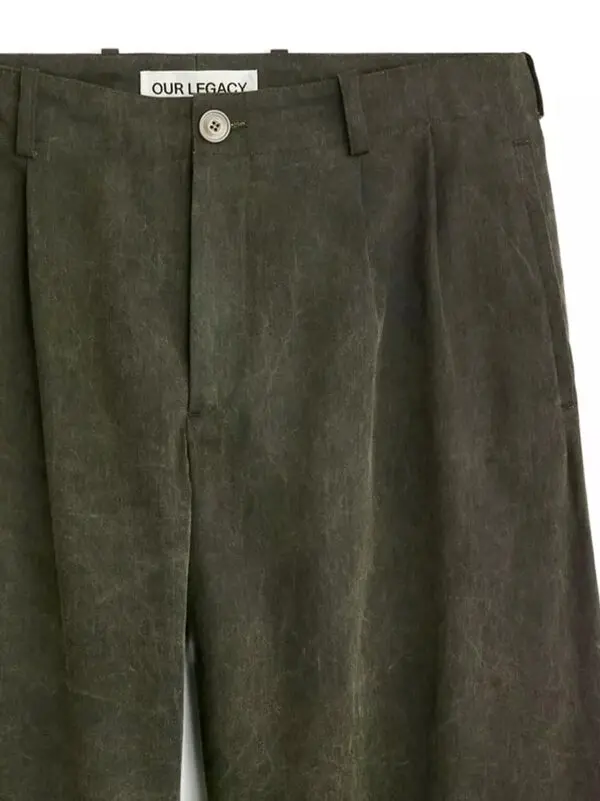 Our Legacy Pleated Wide-leg Trousers