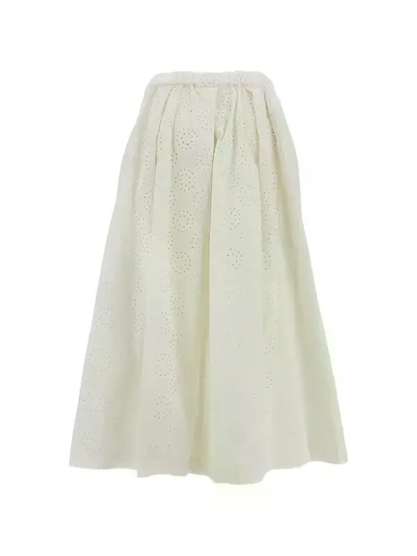 Comme Des Garçons Broderie Anglaise Wide-leg Trousers