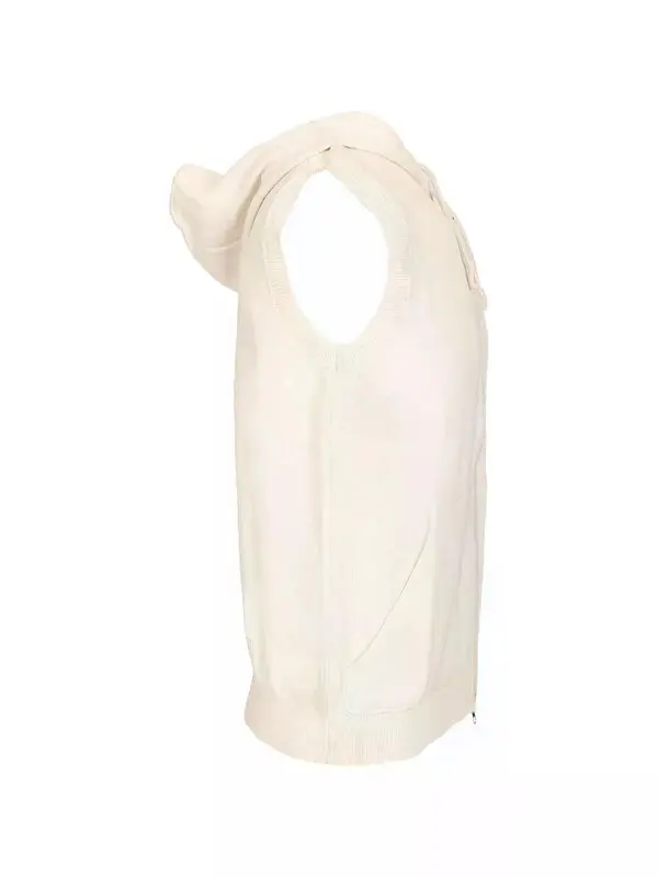 AL DUCA D’AOSTA 1902 Sleeveless Zip-up Hoodie