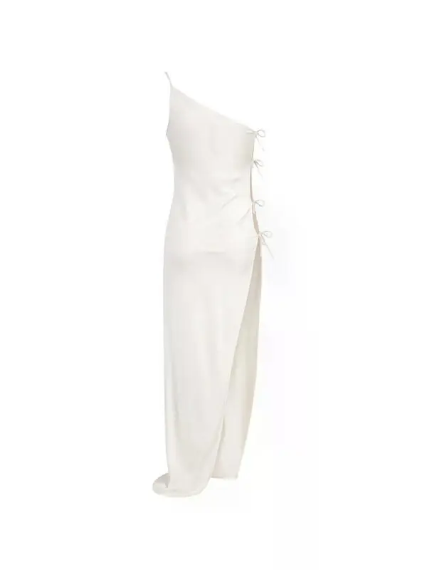 Rick Owens Taco One-shoulder Side-tie Maxi Dress