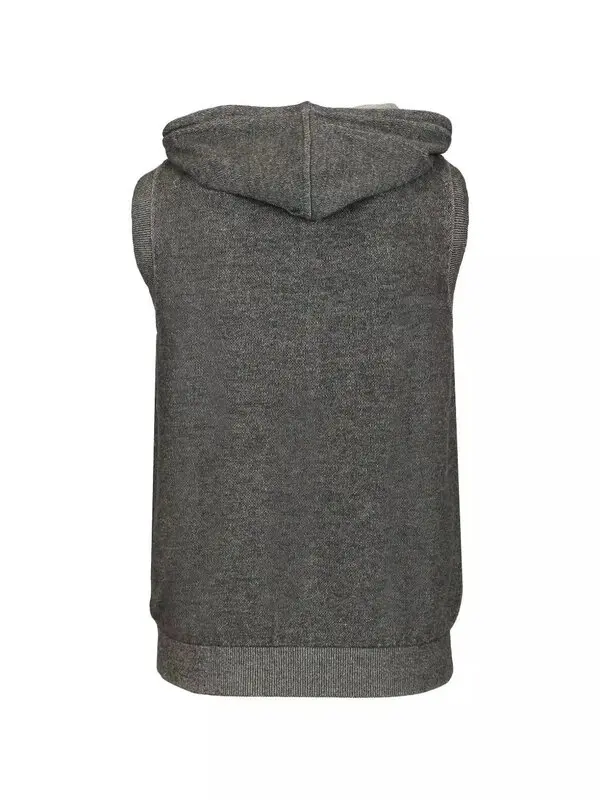 AL DUCA D’AOSTA 1902 Knitted Sleeveless Hoodie