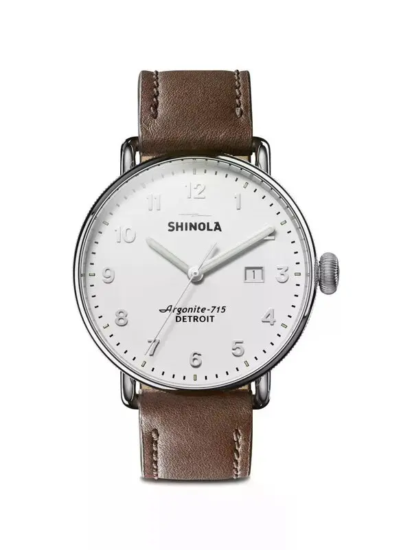 Shinola Canfield 43mm Watch With Dial