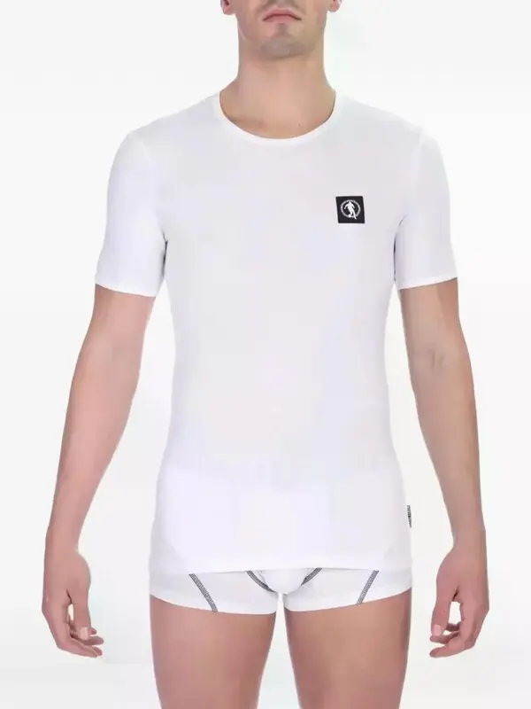 BIKKEMBERGS Logo-patch T-shirt