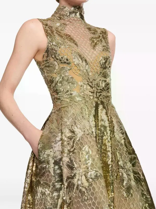 Elie Saab Embellished Maxi Dress