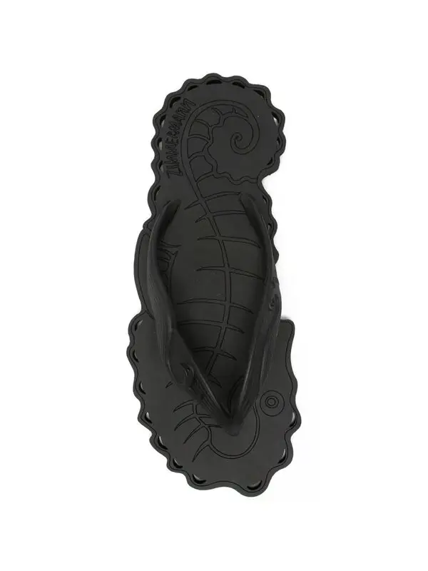 Zimmermann Seahorse Flip-flops - Black