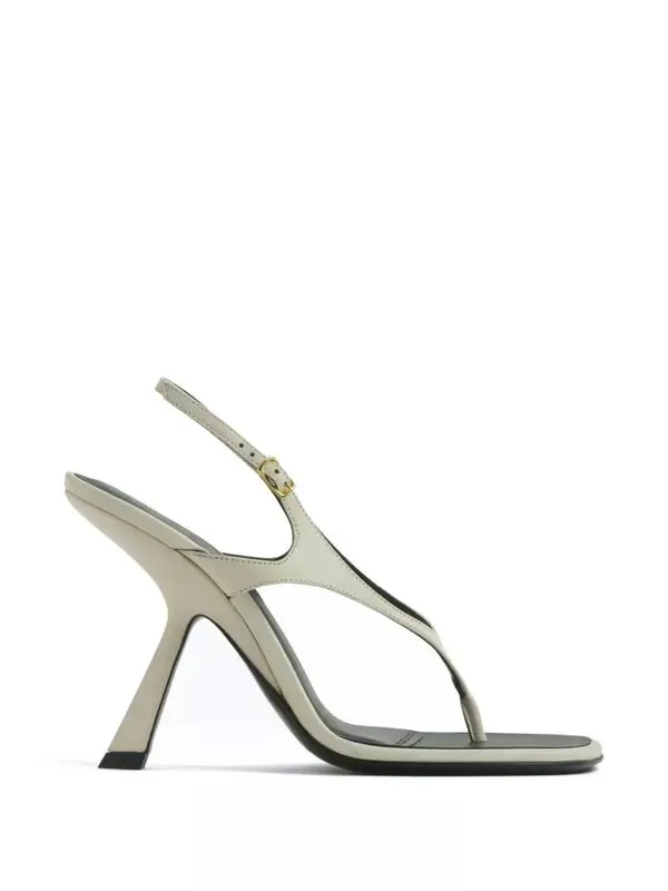MUGLER Square-toe Slingback Sandals