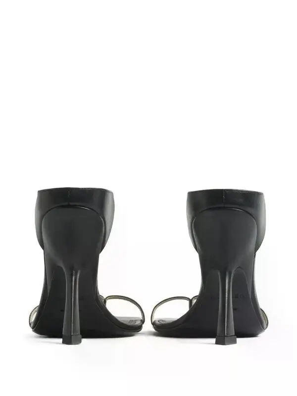 MUGLER Square-toe Slip-on Sandals