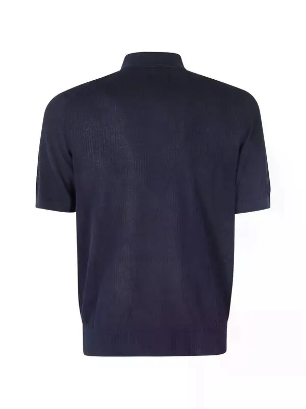 KANGRA Short-sleeve Polo Shirt - Blue