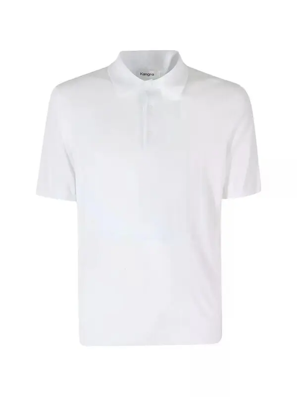 KANGRA Short-sleeved Polo Shirt - White