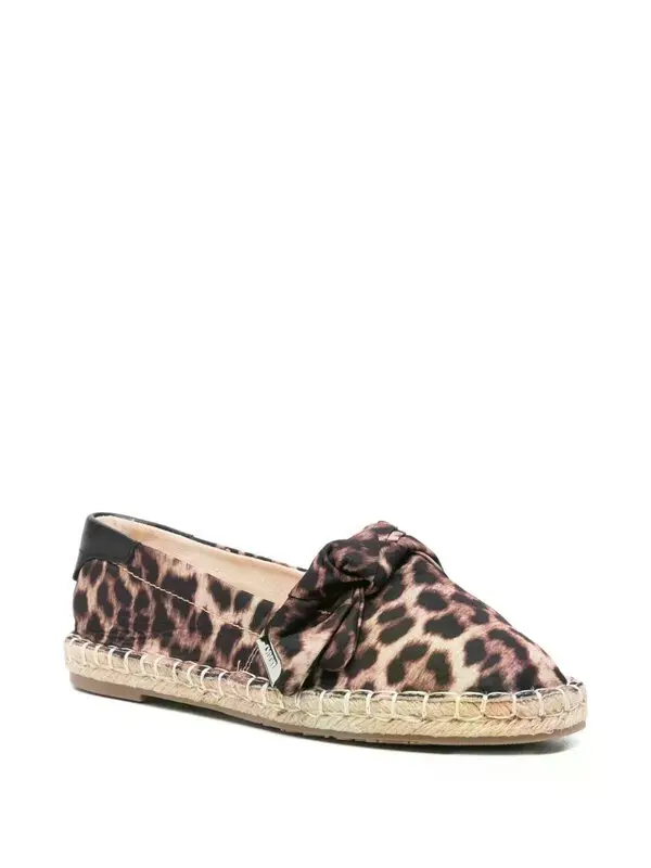 Liu Jo Leopard-print Knot-detail Espadrilles