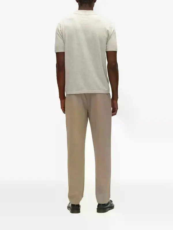 GABBA Gabnapoli 19 Phin Pleated Elasticated-waistband Trousers