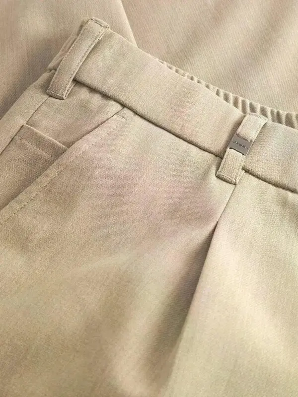 GABBA Gabnapoli 19 Phin Pleated Elasticated-waistband Trousers