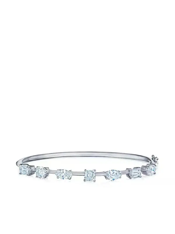 Kwiat 18kt White Gold Diamond Starry Night Bangle - Silver