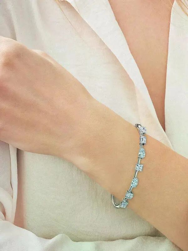 Kwiat 18kt White Gold Diamond Starry Night Bangle