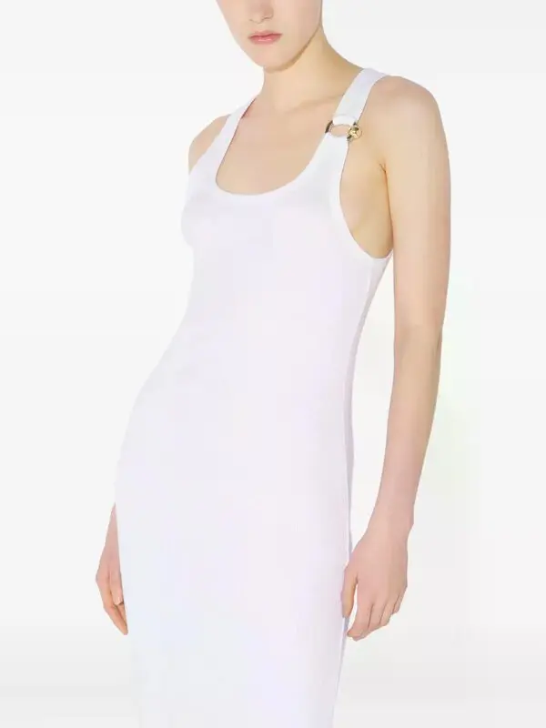 JEAN PAUL GAULTIER Cotton Maxi Dress With Piercing Detail