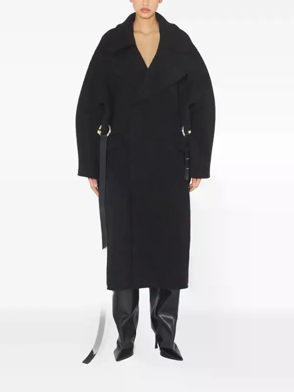 JEAN PAUL GAULTIER Belted Coat - Black