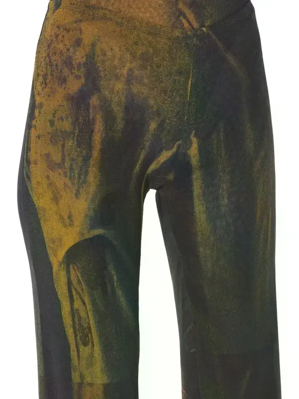JEAN PAUL GAULTIER Water Graphic-print Trousers