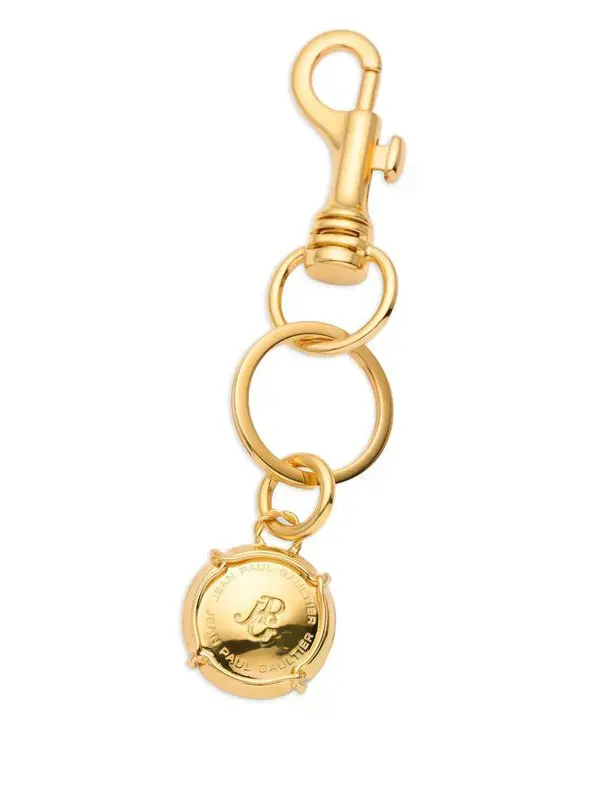JEAN PAUL GAULTIER Champagne Cork Keyring - Gold