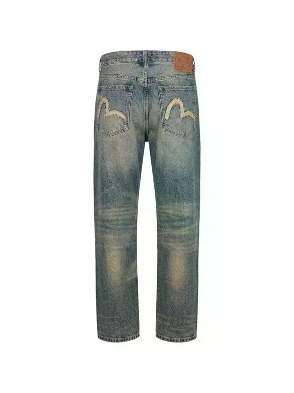 EVISU Abstract Wash Jeans - Blue