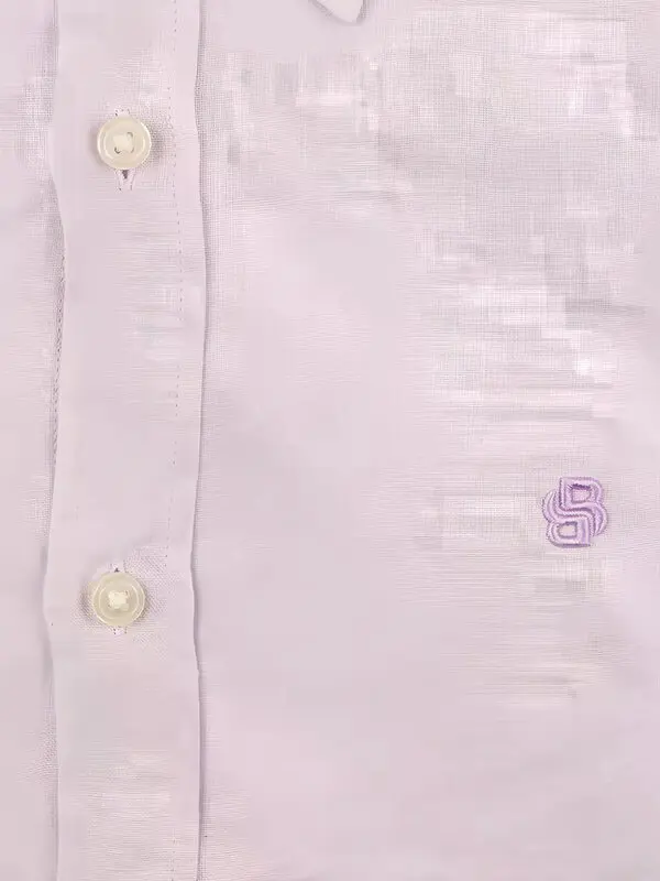 BOSS Button-down Embroidered Shirt