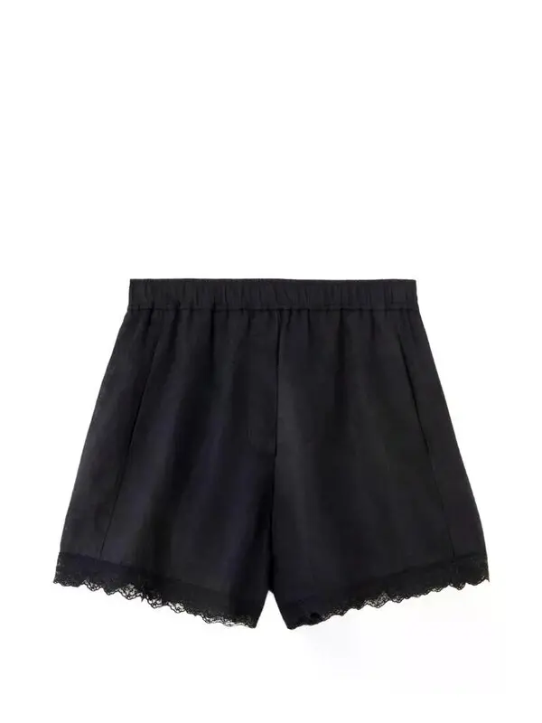 GANNI Lace-trimmed Shorts