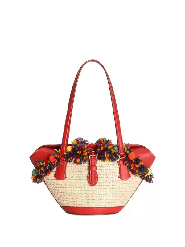 Dolce & Gabbana Raffia Ceffa Capri Bag - Neutrals
