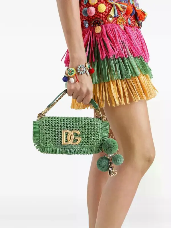 Dolce & Gabbana Raffia Shoulder Bag
