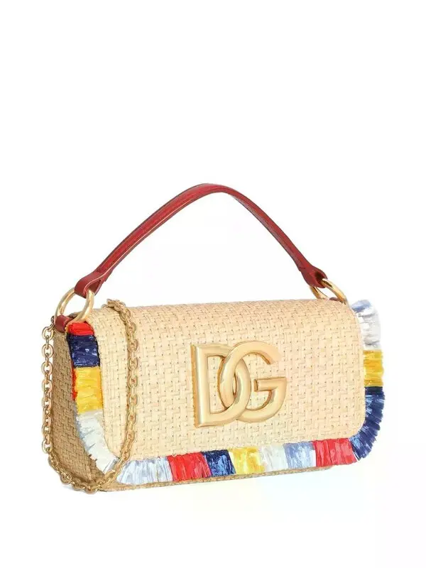 Dolce & Gabbana 3.5 Shoulder Bag In Raffia