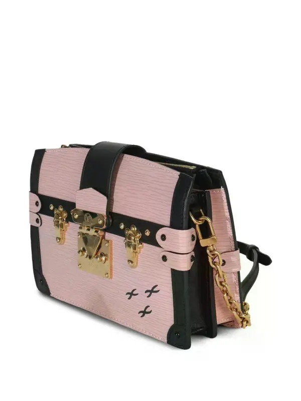 LOUIS VUITTON Epi Trunk Clutch Crossbody Bag - Pink