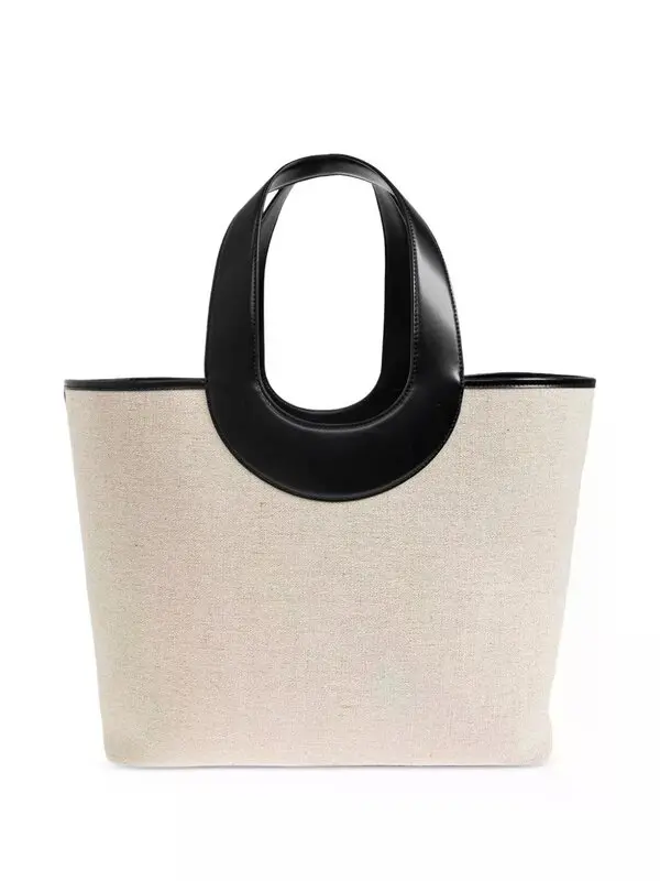 SAMSOE SAMSOE Saberta Logo-embossed Canvas Tote Bag