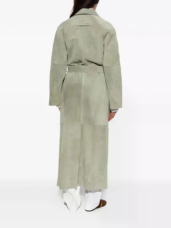 SAMSOE SAMSOE Sarae Suede Belted Coat