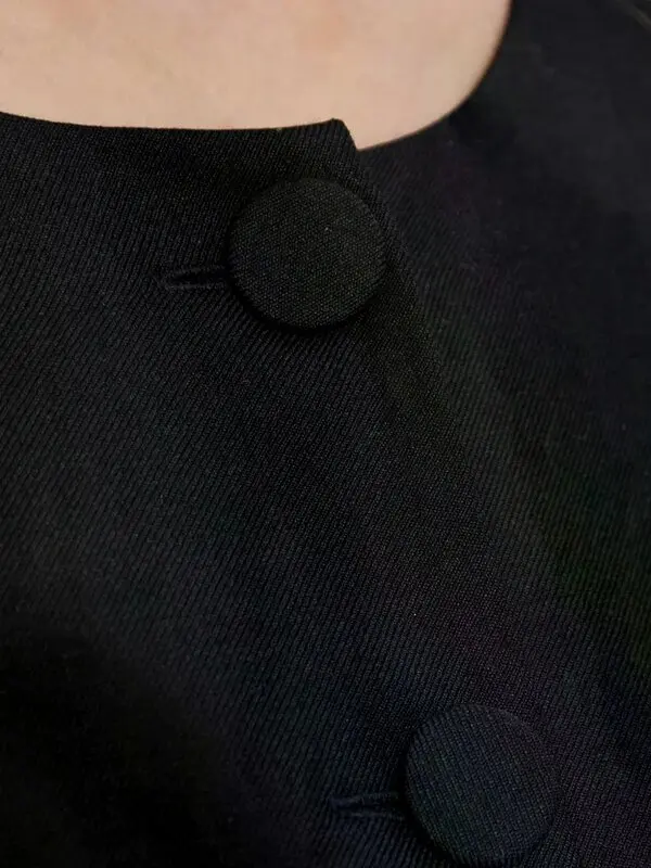 Posse Elspeth Cropped Wool Jacket - Black