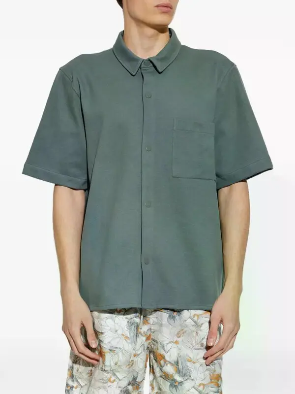 Hanro Short-sleeve Chest-pocket Shirt