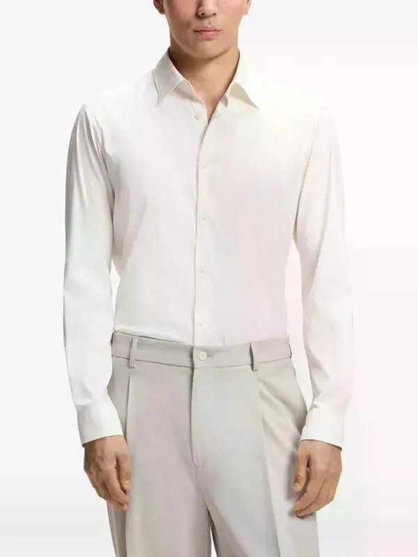 BOSS Regular-fit Stretch-fabric Shirt