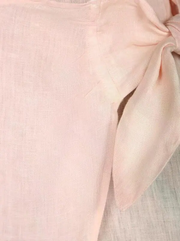 120% Lino Wrap-style Shorts - Pink