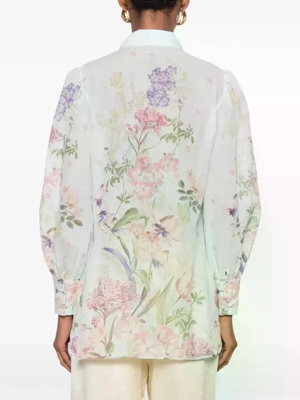 Charo Ruiz Ibiza Aster Floral Print Shirt