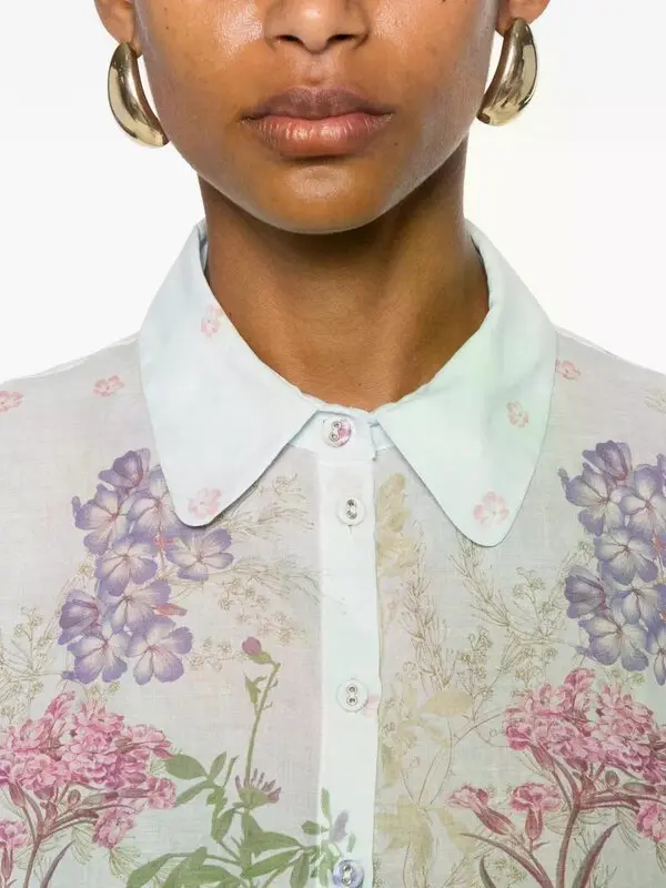 Charo Ruiz Ibiza Aster Floral Print Shirt