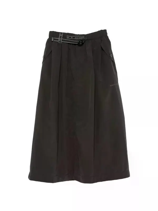 AND WANDER Cargo Midi Skirt