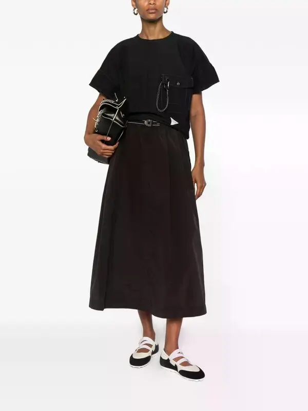 AND WANDER Cargo Midi Skirt