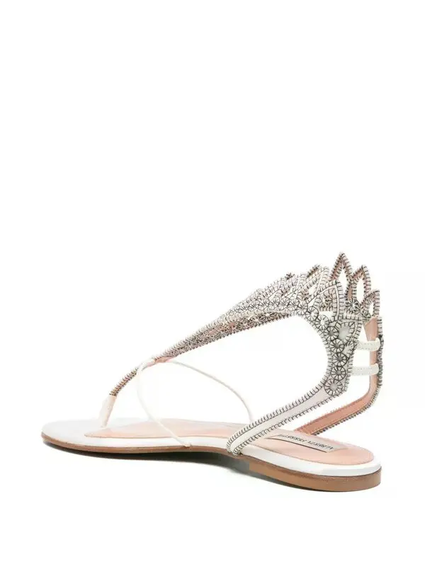 Alberta Ferretti Embellished Thong Sandals