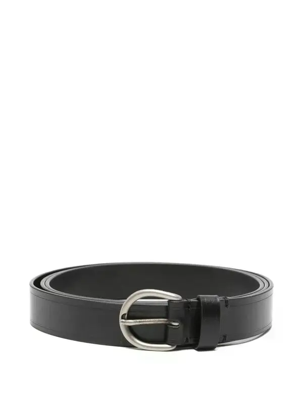 ANN DEMEULEMEESTER Leather Belt - Black