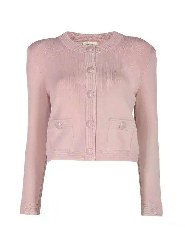 L'Agence Patsy Cropped Cardigan - Pink