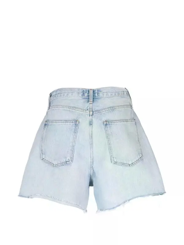 AGOLDE Rhoda Frayed Hem Shorts