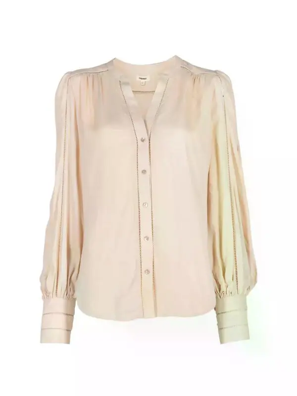 L'Agence Kiera Ladder-trim Blouse